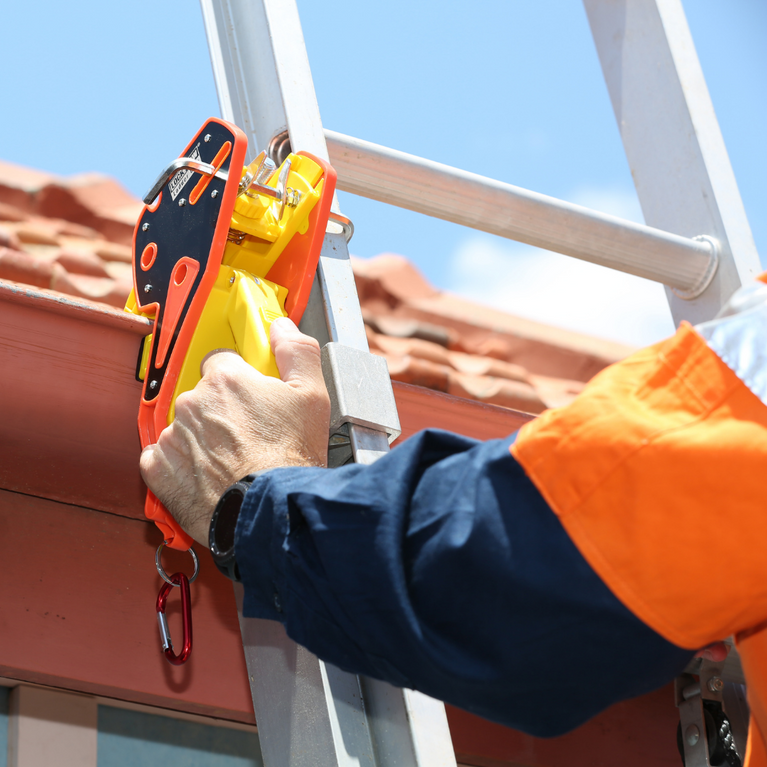 3 Points of Contact Ladder Safety | Lock Jaw Ladder Grip