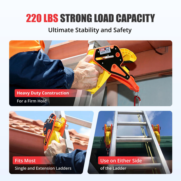 3 Points of Contact Ladder Safety | Lock Jaw Ladder Grip